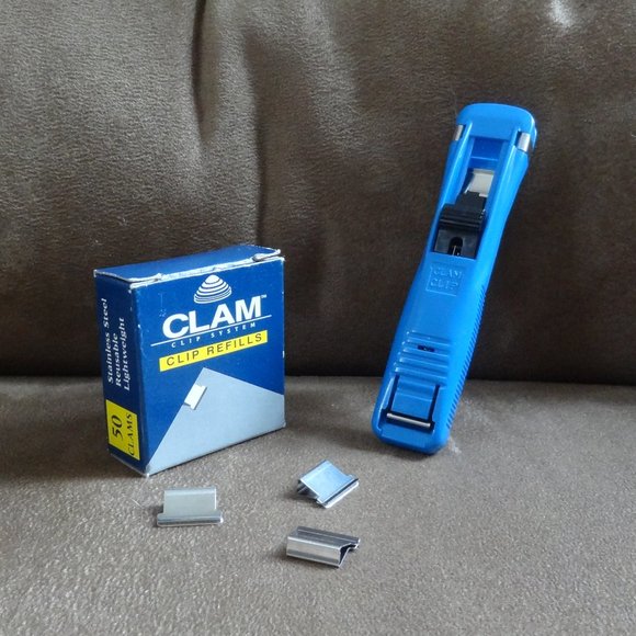 Office | Clam Clip System Better Than Paper Clips Reusable Stainless ...